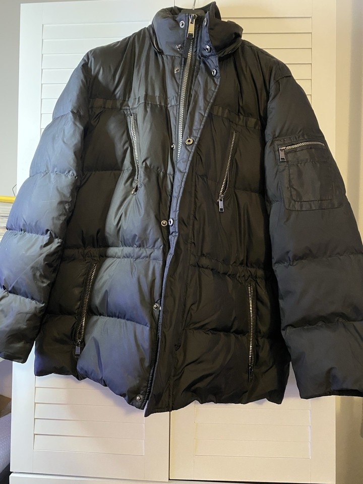 Marc New York Andrew Marc Men’s Puffer Jacket XL Black Heavy Winter ...
