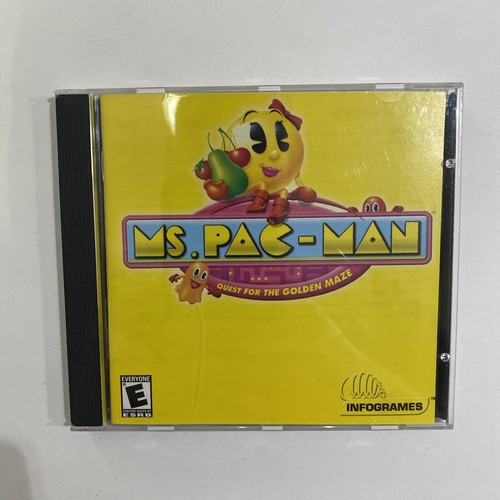 Ms. Pac-Man Quest for the Golden Maze (Windows 95/98 PC CD-ROM, 2001 ...