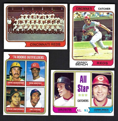 1974 Topps Cincinnati Reds Complete Master Team Set / 3 RCs Ldrs AS ...