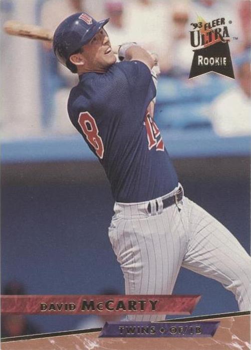 1993 Fleer Ultra - Dave McCarty #586 (RC) for sale online | eBay