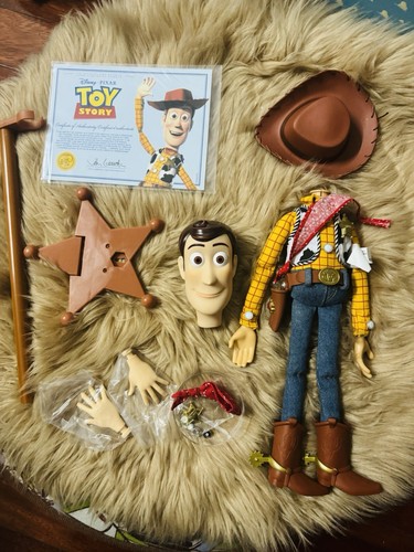 Toy Story Collection Woody Movie-Smiling face Thinkway Pixar | eBay
