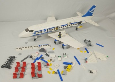 Lego 7893 Blue Passenger Plane Aircraft Airplane Jet Airport Lego Plane ...