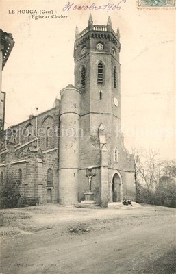 13584788 Le_Houga Eglise Clocher Le_Houga | eBay