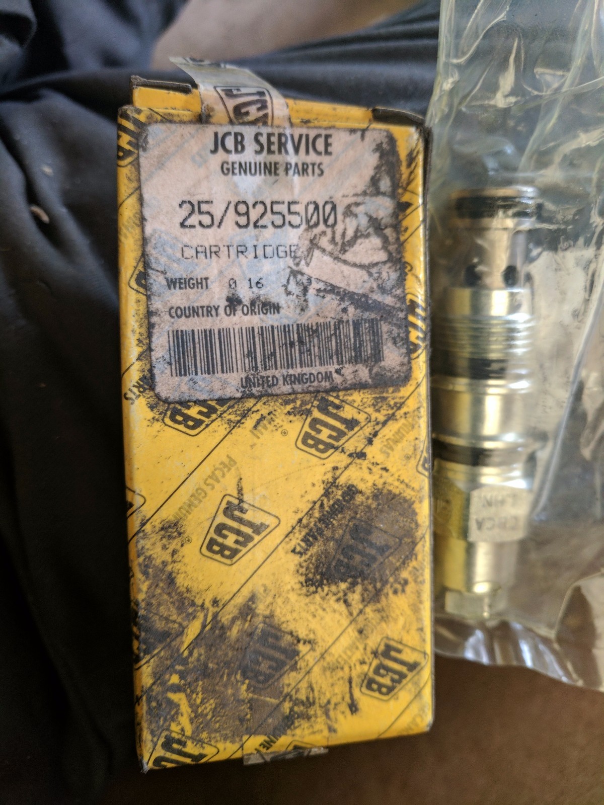 JCB COUNTER BALANCE CARTRIDGE FITS DIGGERS AND TELEHANDLERS P/N 25/ ...