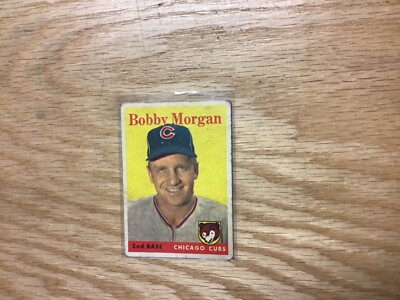 1958 Topps Baseball Bobby Morgan Chicago Cubs Card #144 | eBay