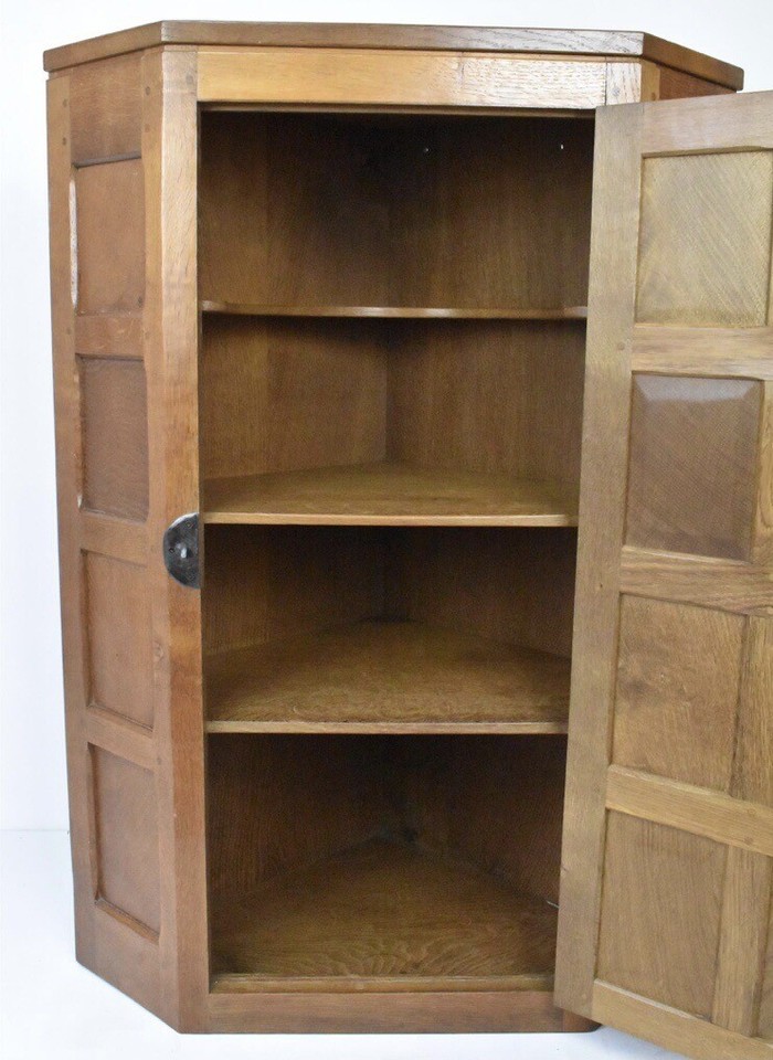 Robert ‘Mouseman’ Thompson 1955 Corner Cupboard English Oak | eBay UK