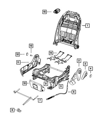 Genuine Mopar Seat Release Handle 68104808AA | eBay