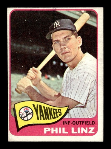 1965 Topps #369 Phil Linz Yankees VG-EX *9y | eBay