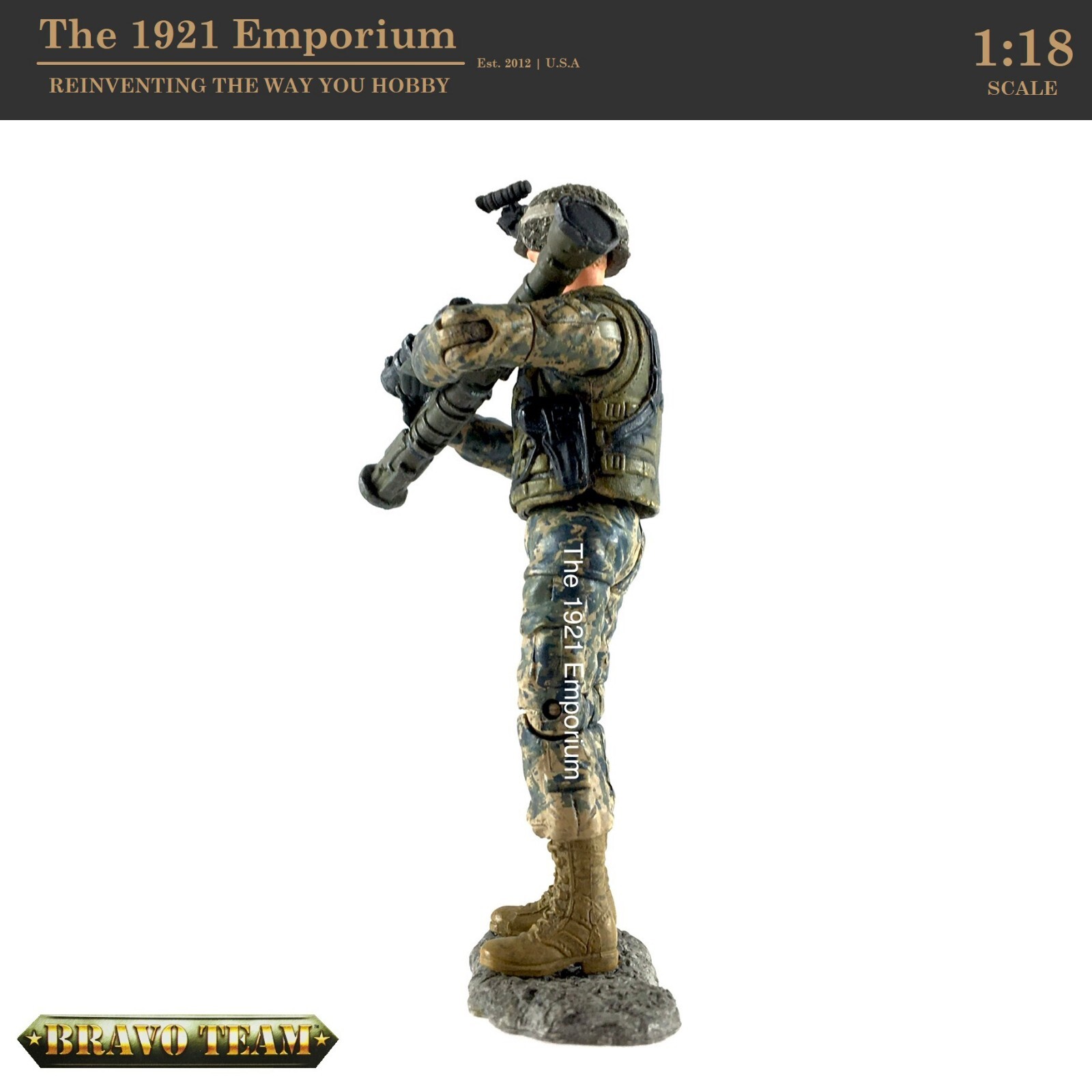 1:18 Unimax Toys Forces of Valor Bravo Team Iraq US Army Bazooka ...