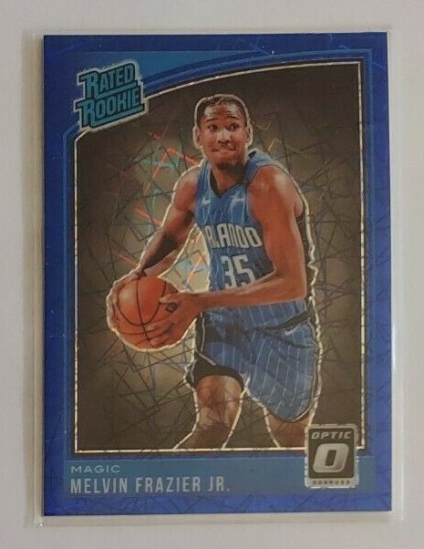 Melvin Frazier Jr. (Magic) 2018-19 Rated Rookie Donruss Optic BLUE ...
