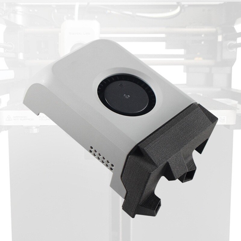 Cooling Fan Duct Flowing Fan Duct Accessories For Bambu Lab P1P X1 3D ...