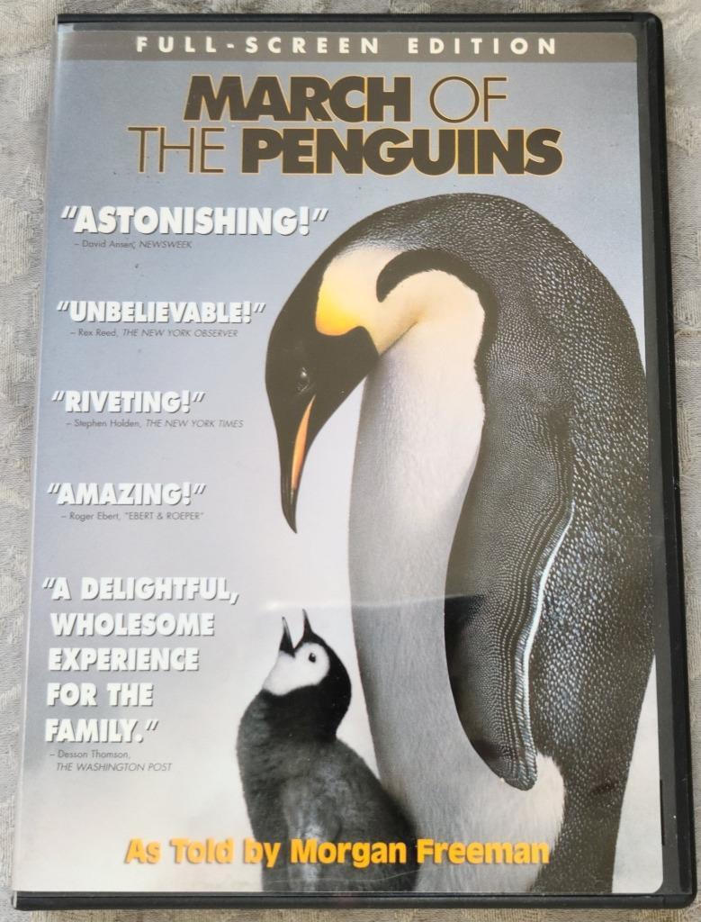 PRE-OWNED DVD Video, March of The Penguins - Told by Morgan Freeman ...