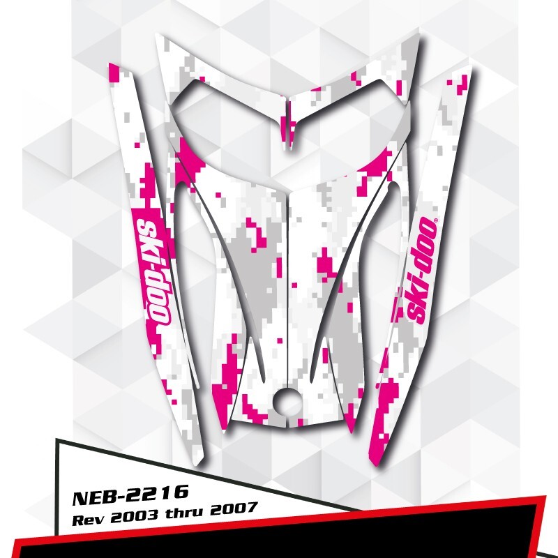 GRAPHIC DECALS STICKERS WRAP KIT FOR SKI-DOO REV MXZ SUMMIT GTX 03-07 ...