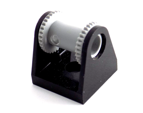 2 LEGO Black Hose Reel 2 x 2 Holder Light Gray Hose Reel 2 x 2 (2584 ...