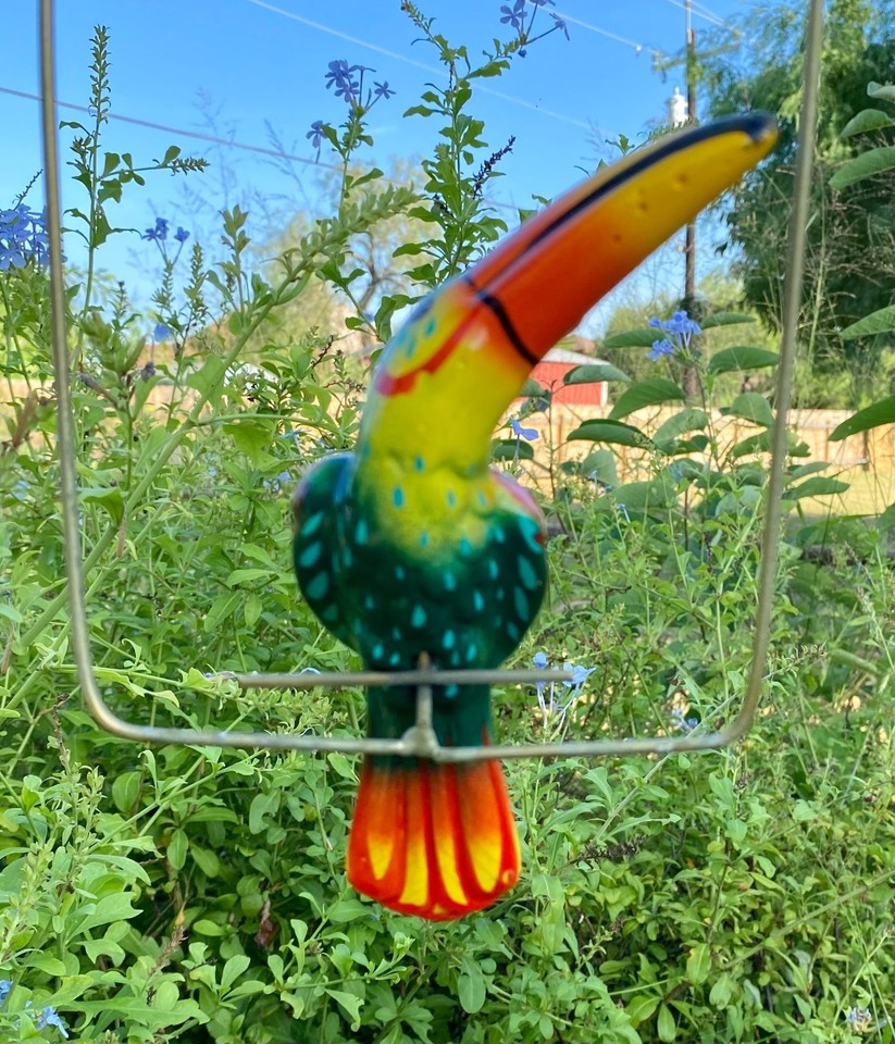 Talavera Bird Handmade Painted Ceramic Parrot Mexican Pottery Hanging ...
