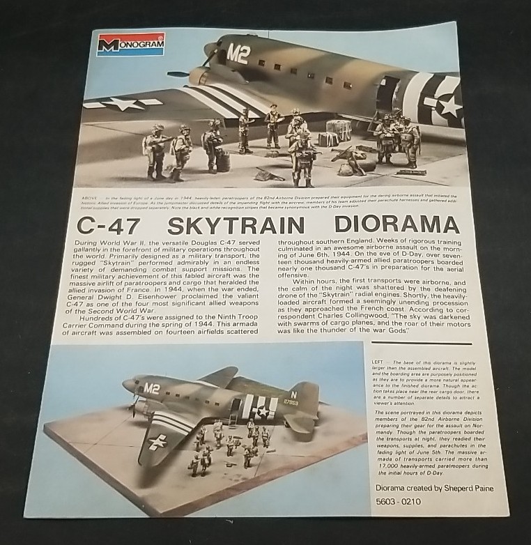 Monogram C-47 Skytrain 1/48 Model Airplane Kit 5603 | eBay