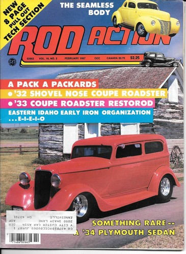 Rod Action Magazine - February 1987 - Vol. 16 No. 2 | eBay