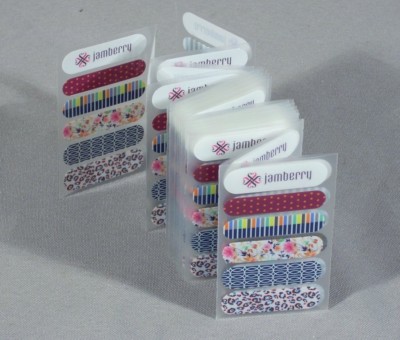 50 SETS of 5 JAMBERRY NAIL WRAP SAMPLE PAGES FINGERNAIL DESIGN SHEETS ...