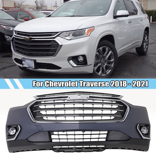 For 2018/2019/2020/2021 Chevrolet Traverse Complete Front Bumper Grille ...
