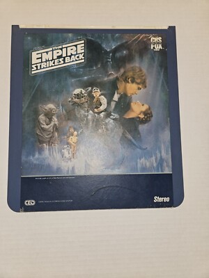Vintage Star Wars The Empire Strikes Back CBS FOX CED Videodisc Video ...