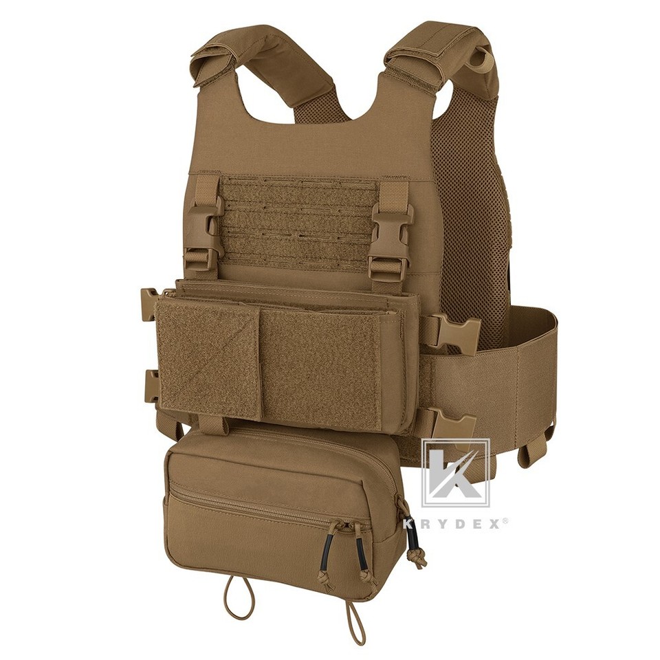 KRYDEX Low Vis Slick Molle Plate Carrier & Micro Fight Chassis Chest ...
