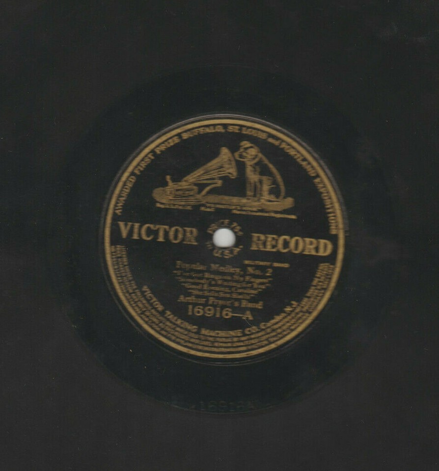 ARTHUR PRYOR'S BAND- 1912 VICTOR PRIZE Label # 16916-75 Cent PRICE ON ...