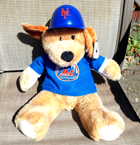 18" Plush Puppy New York Mets Good Stuff Dog Stuffed Toy2008 Mascot ...