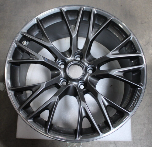 15-19 Corvette OEM Roue Jante Avant 19 " 19X10 23317165 5739 Gris Usiné ...