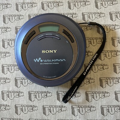 Sony Walkman / Discman Portable CD Player In Blue D-EJ625 FREE SHIPPING ...