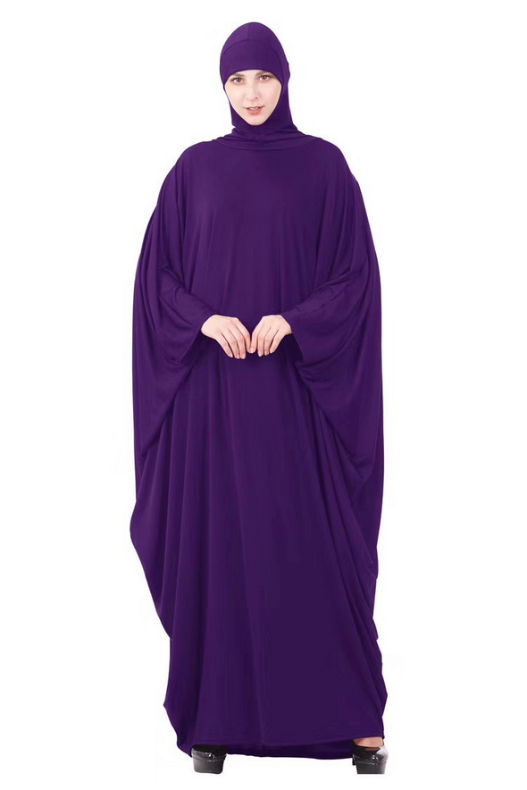 Ramadan Muslim Women Long Maxi Dress Abaya Islamic Prayer Robe Jilbab ...