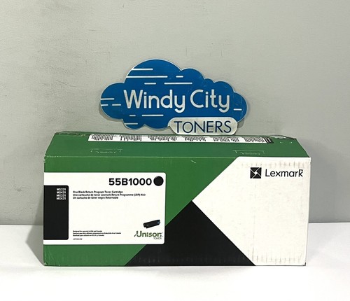 Lexmark 55B1000 Black Standard Yield Toner Cartridge For MS331 MS431 ...
