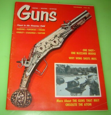 VINTAGE GUNS MAGAZINE NOVEMBER 1962 HUNTING ADVERTISEMENTS | eBay
