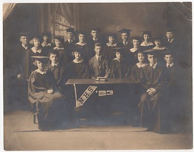1923 vintage high school photo graduating class Pennsylvania? NHS ...