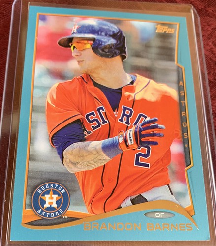 Brandon Barnes 2014 Topps Blue border card # 75, Houston Astros | eBay