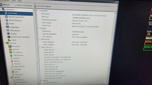 3XLOGIC NVR V7016 Intel i7 8Gb RAM 12 Tb Hdd in Excellent Working ...