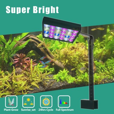 40 60 90 cm Aquarium Lighting LED Full Spectrum Aqua Plant Fish Tank ...