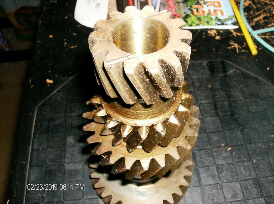 NOS FORD 3 SPEED CLUSTER GEAR C2AZ-7113A 1955 1962 FORD 3 SPEED WITH ...
