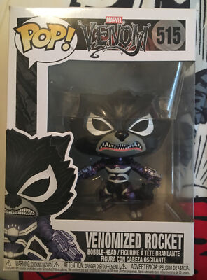 Funko Pop Marvel Venom S2 Rocket Raccoon Venomized #515 Vinyl Figure ...