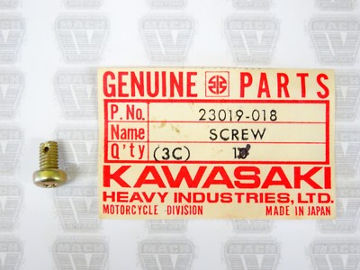 Kawasaki NOS NEW 23019-018 Lens Fitting Screw H1 H2 W1 W2 S2 A1 A7 F3 ...