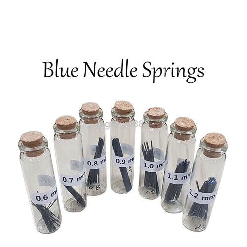 A Set of blued needle springs - 210 ea of 7 kind - for woodwinds repair ...