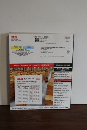 ULINE U LINE CATALOG Fall/Winter 2020-2021 SHIPPING SUPPLY SPECIALISTS ...
