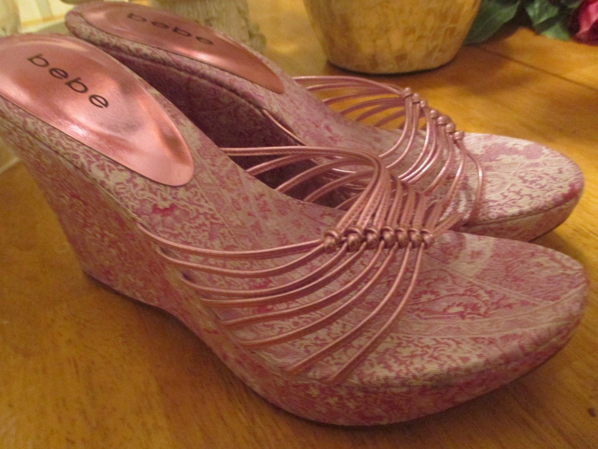 Light Pink Wedge Heels