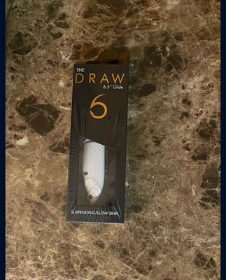 6th sense draw 6.5" glide bait 1oz suspending slow sinking 4k shad | eBay