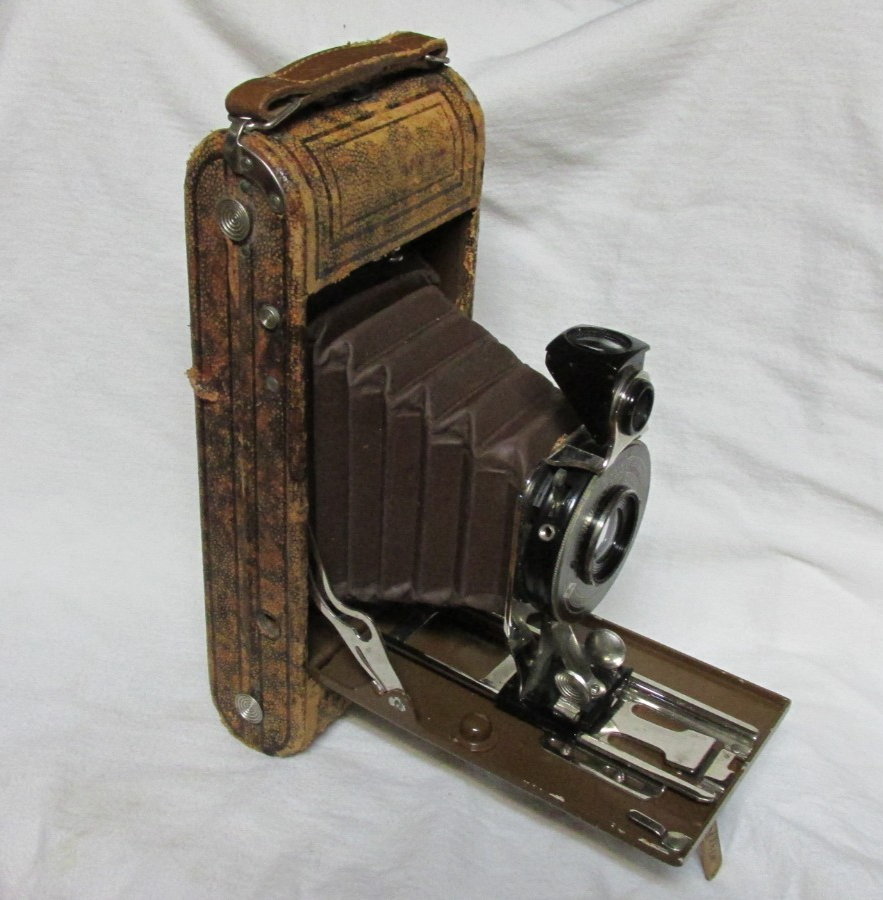 Vintage 1920s Agfa Ansco No. 1A Readyset Special Ostrich Skin Camera | eBay