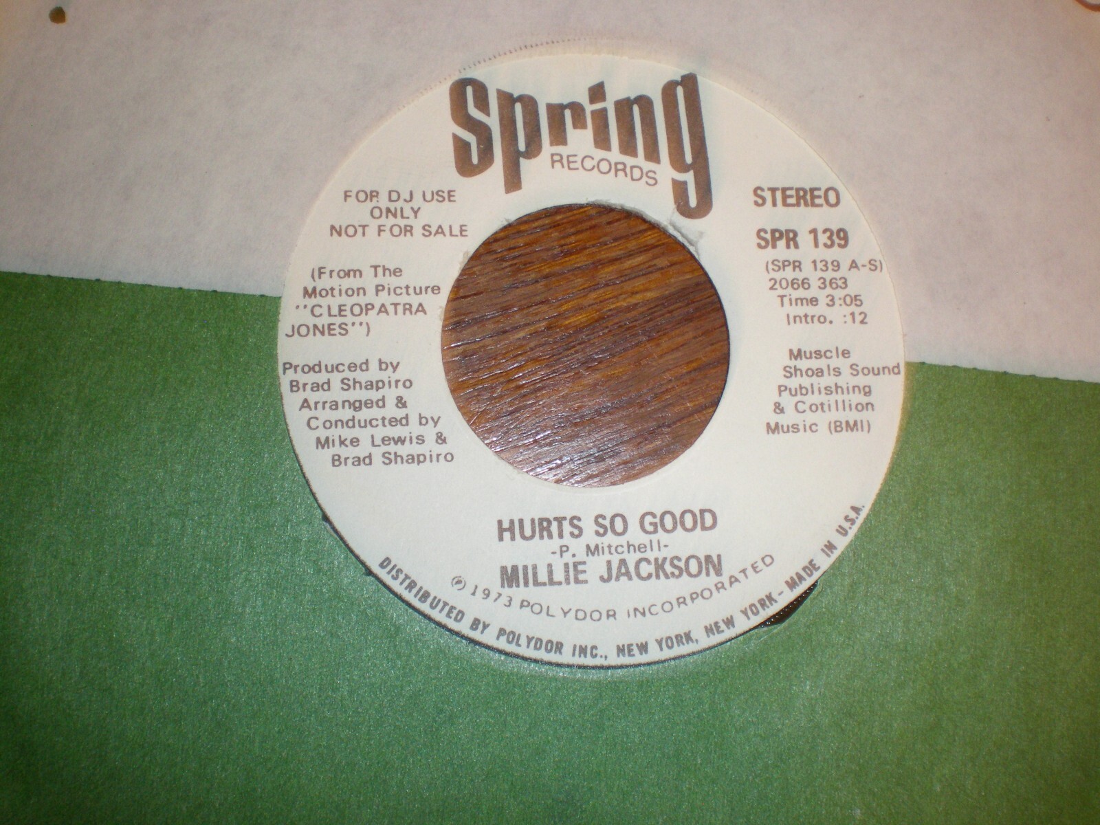 Millie Jackson 45 Hurts So Good SPRING PROMO | eBay