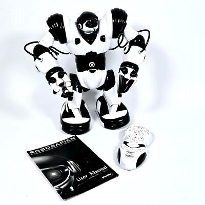 WowWee Robosapien RC Robot Remote Control Interactive Toy Talking White ...