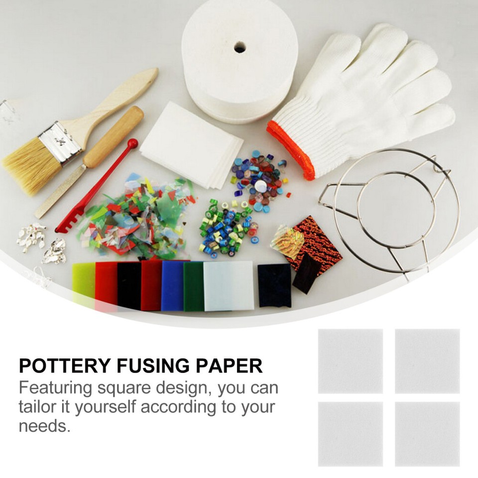 30 Sheets Glass Hot Melt Paper High Temperature Gasket Kiln | eBay