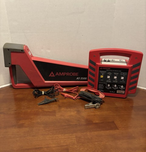 USED Amprobe AT-3500 Underground Cable Pipe Locator System Kit R-3500 T ...