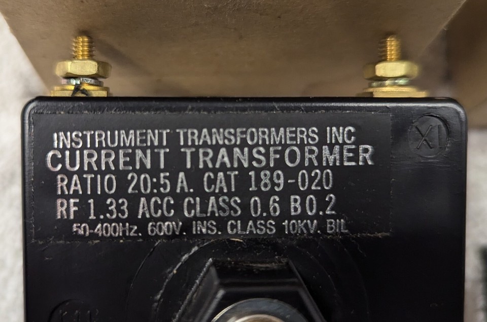 2 PIECES CT CURRENT Transformers 20:5 amp And 80:5 amp Ratios (646) | eBay
