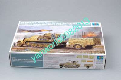 Trumpeter 1/35 01526 3.7cm Flak 37 Sd.Kfz.7/2 Late Version | eBay